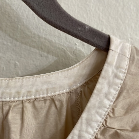 STAUD | Dresses | Staud Womens Scoop Neck Mini Dress Size L Creamwhite ...